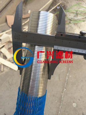 wedge wire cartridge filter screen