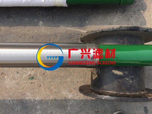 wire wrapped well screens for deep wells