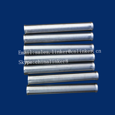 Stainless Steel Wedge Wire Slot Tube perfect round with smooth surface
