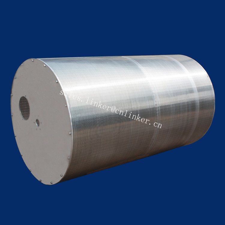 Rotary drum screen,Wedge wire screen,free 3D drawing design