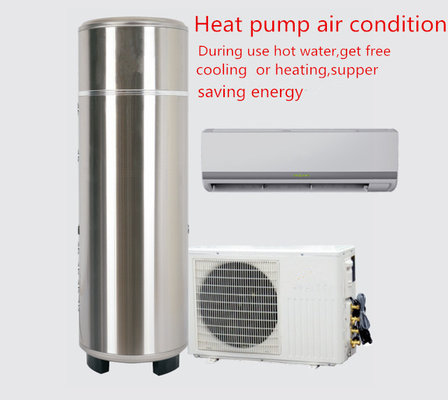 Super energy saving air source heat pump with Air condition(wire controler and remote)