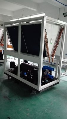 EVI air to water 120kw for commercial pool use