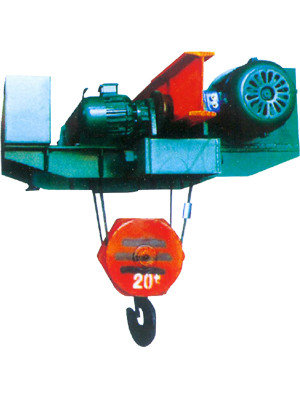 Easy operate electric low headroom hoist