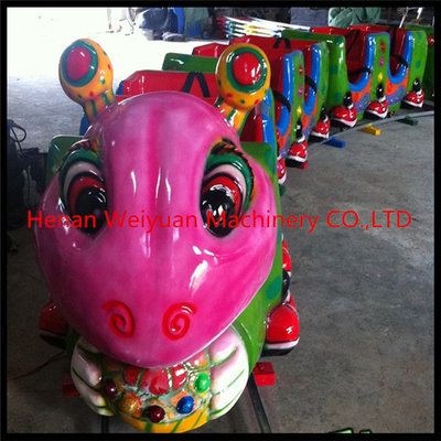 China New Kiddie Amusement Train Rides for Sale----16 Seats Lovely Insect Train supplier