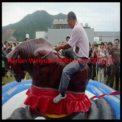 China spain inflatable mechanical Electrical Bull Bouncer rodeo cowboy rides supplier