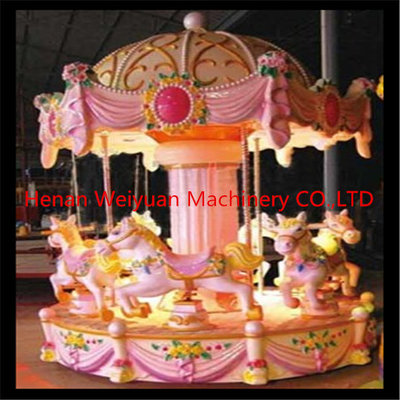6 seats musical carousel horse for kids and adults supplier