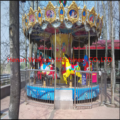 Lovely Playground Ride on Spring Horse 8 Seats Carousel supplier