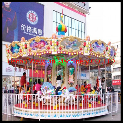 Lovely Playground Ride on Spring Horse 8 Seats Carousel supplier