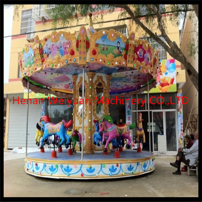 Lovely Playground Ride on Spring Horse 8 Seats Carousel supplier
