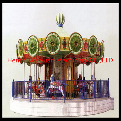 deluxe mechanical carousel horse ride fair rides for sale with professional design supplier
