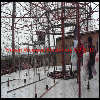RGB lights Fiberglass Carousel For Sale 16seats With Animals Amusement Park Carousel supplier