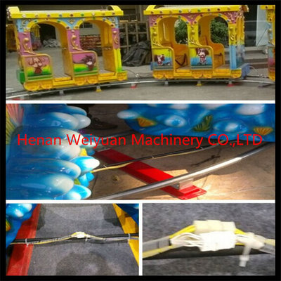 hot sale fiberglass  musical sea world Track Train Rides for Kids supplier
