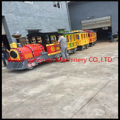 Attractions tourist road train  trackless train for sale supplier