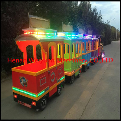 Attractions tourist road train  trackless train for sale supplier