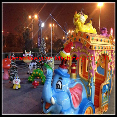fair ground rides electric train ride trackless elephant train supplier