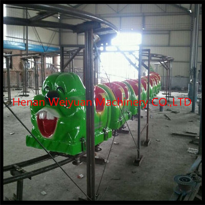 Thrilling rides! kids amusement rides cheap backyard mini wacky worm roller coaster supplier