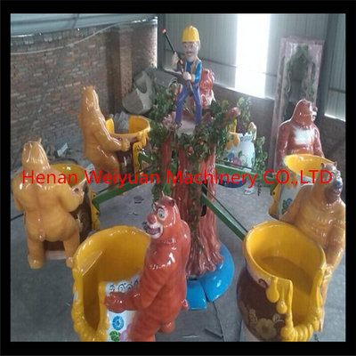 factory direct rides indoor bear infested coffee cup amusement park rides supplier