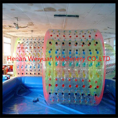 inflatable water roller people walking on water TPU water toys supplier