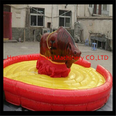 spain inflatable mechanical Electrical Bull Bouncer rodeo cowboy rides supplier