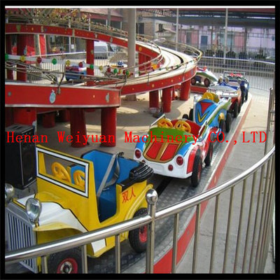 High quality amusement park kids mini shuttle electric cars china, mini roller coaster supplier