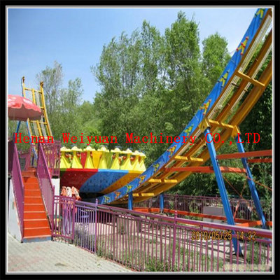 Thrilling funfair rides playground equipment 22 seats UFO Flying supplier