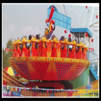 Thrilling funfair rides playground equipment 22 seats UFO Flying supplier