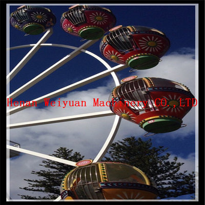 8 cabins Fun fair games kids indoor mini ferris wheel for sale supplier