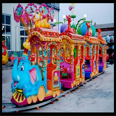 Hot-sale Big Elephant Kiddie Train Ride/Amusement Park Train Rides for Sale supplier