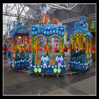 electric track train under sea world train ride for sale supplier