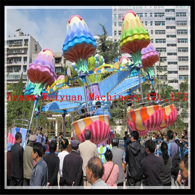 Outdoor playground amusement rides rotating and lifting jellyfish rides from factory supplier