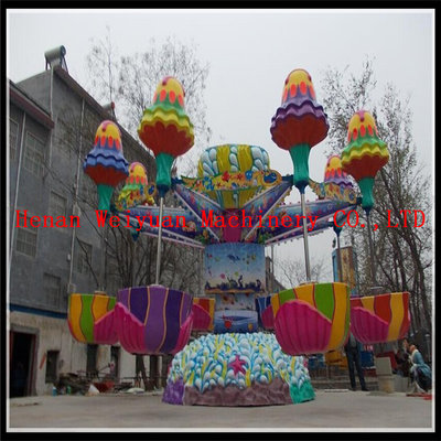 Outdoor playground amusement rides rotating and lifting jellyfish rides from factory supplier