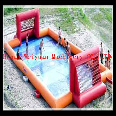 CUSTOMIZED  best quality  water inflatable soap football for summer supplier