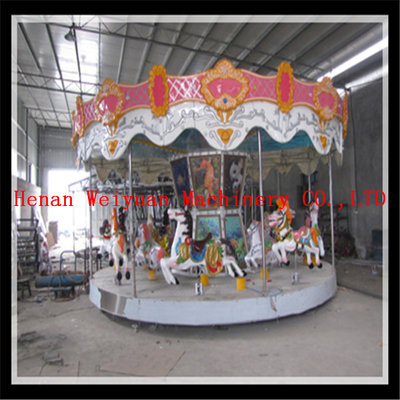 Children carnival games 8 seats zhengzhou amusement carousel supplier