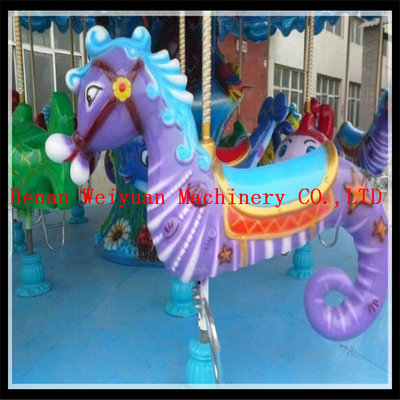 New ocean theme fun park machines Sea carousel rides children carousel for sale supplier