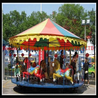 Popular playground simple merry go round carousel for sale supplier