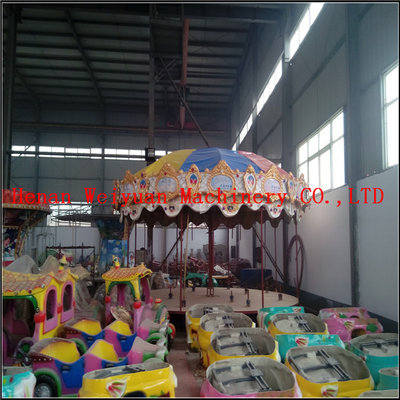 16 seats musical carousel horse merry go round rotating supplier