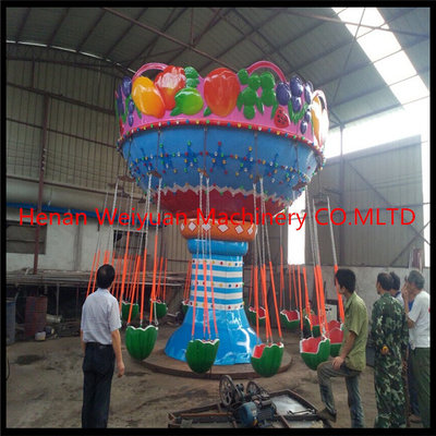 16 seats children's rotating swing fish Electric square rotary flying chair supplier