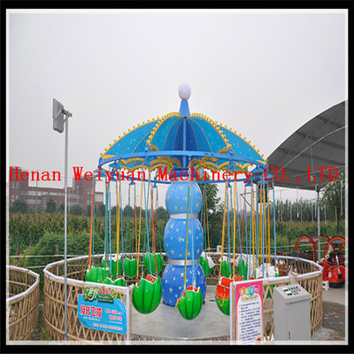 16 seats children's rotating swing fish Electric square rotary flying chair supplier