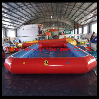 high quality 8*8m Customzied PVC0.9  wholesale square inflatable pool,colorful inflatable swimming pool supplier