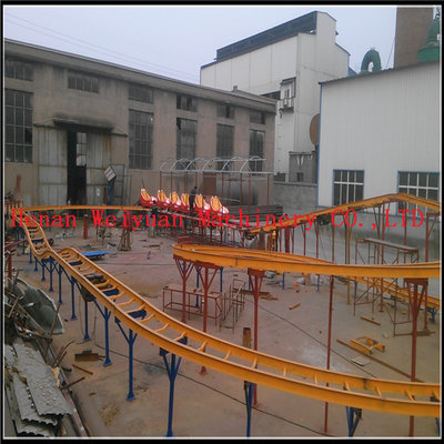 kiddie car games outdoor funfair playground sliding dragon roller coaster rides without motor supplier