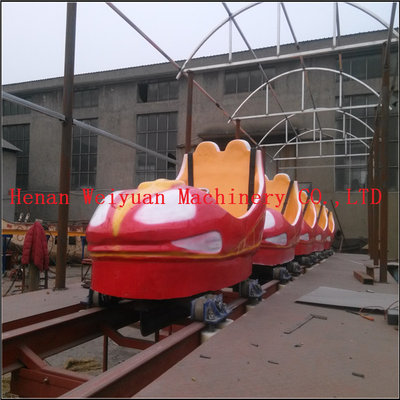kiddie car games outdoor funfair playground sliding dragon roller coaster rides without motor supplier
