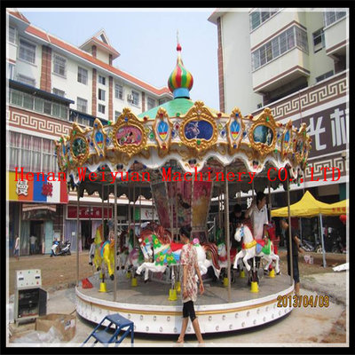 Merry Go Round Amusement Park Rides Equipment antique 20 seats carousel for sale supplier