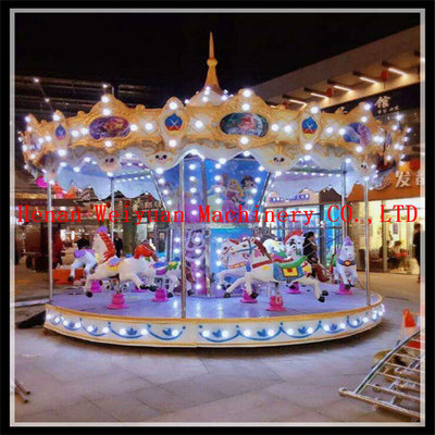 Merry Go Round Amusement Park Rides Equipment antique 20 seats carousel for sale supplier