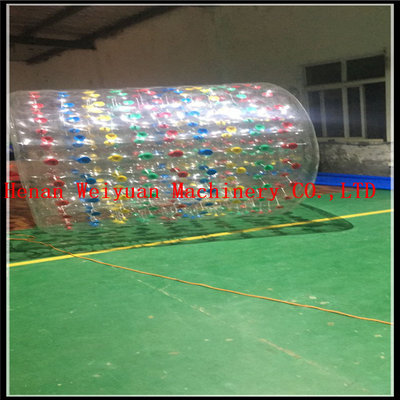 summer hot inflatable water roller zorb ball  2.2M  with custom color PVC1.0mm material supplier