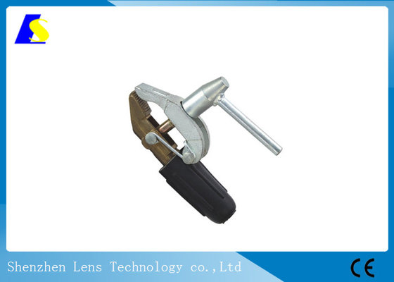 British Screw Type Welding Earth Clamp Brass 600A Silver Color For Welding Machine