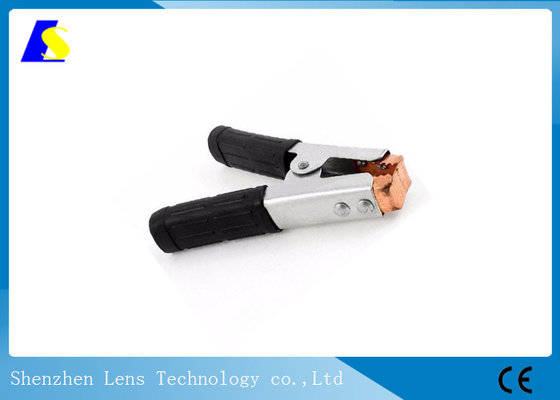 Non Slip Handle Welding Earth Clamp 500A Spring Loaded Crocodile Clip Metal