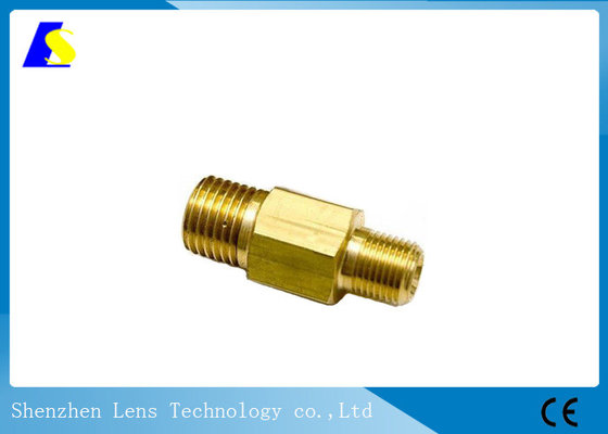 Threaded Rod Cleaning Rod Adapters Brass Material Hydraulic Type Gold Plated Surface