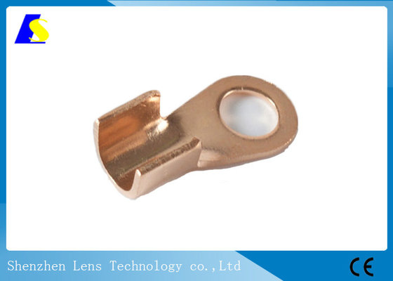M5 Stud Welding Cable Lugs Copper Battery Connectors 5.2mm Ring Long Lifespan