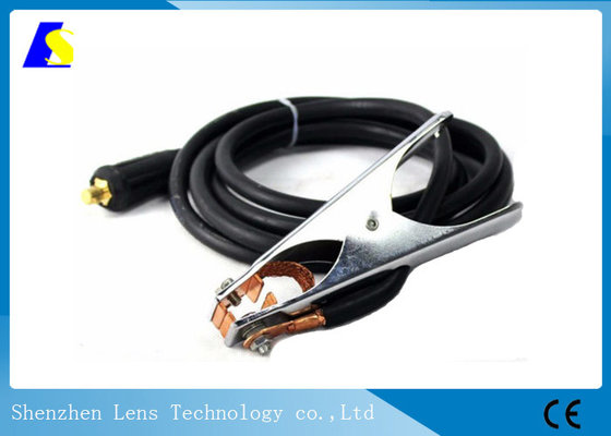 4 Meters Welding Cable Ground Clamp 200A-500A Silver Color For Welding Machine