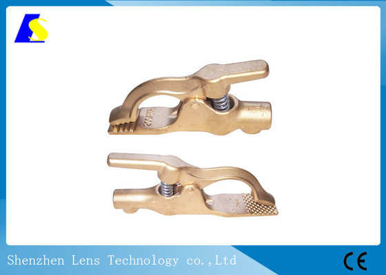 Heavy Duty Brass Earth Clamp High Current Submerge Welding / Cutting Application